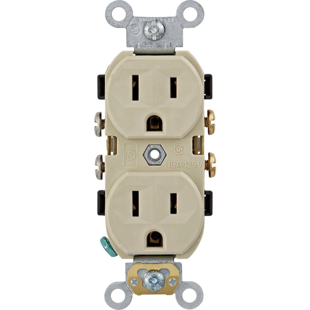 Leviton 15A Ivory Commercial Grade 5-15R C… x Outlet | Wilco