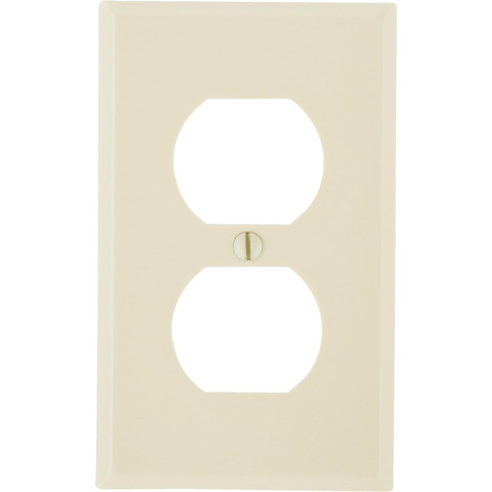 Leviton 1-Gang Smooth Plastic Outlet Wall… e, Ivory | Wilco