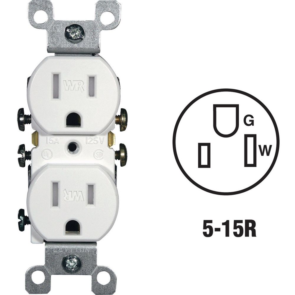 Leviton 15A White Tamper & Weather Resista… x Outlet | Wilco