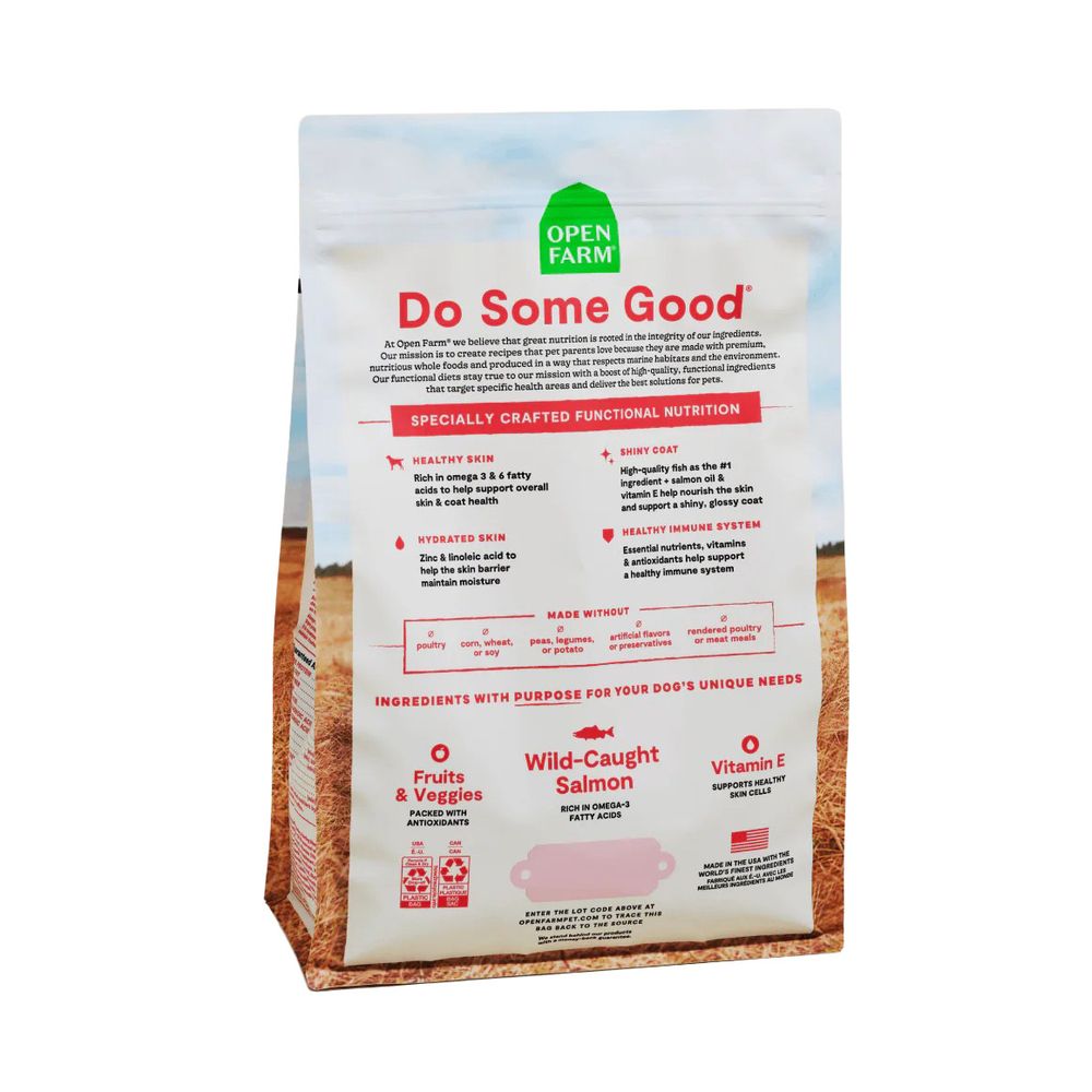 Open Farm, Salmon & Oatmeal Skin & Coat He… e, 22 lb | Wilco