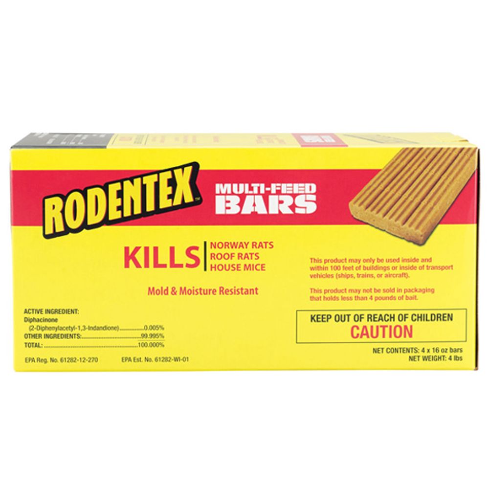 Rodentex, Multi-Feed Bars, 4 lb | Wilco