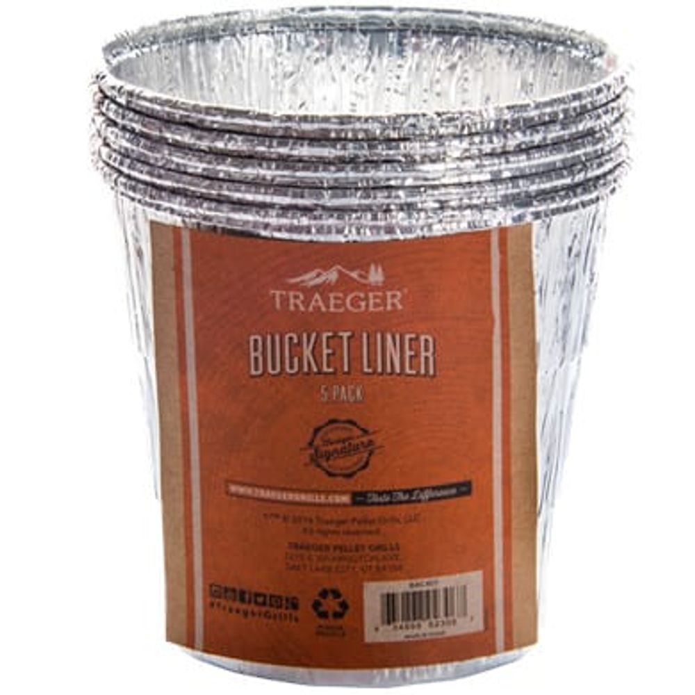 Traeger, Drip Bucket Liner - 5 Pack | Wilco