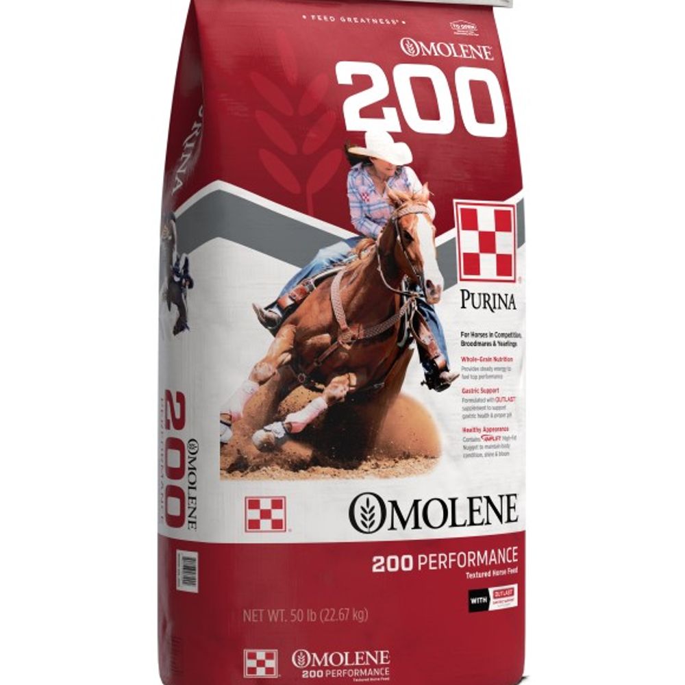 Purina, Omolene 200 Performance Horse Feed, 50 lb | Wilco